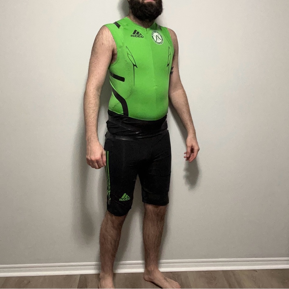 Rare Adidas Powerweb Speedsuit Skinsuit - Gem